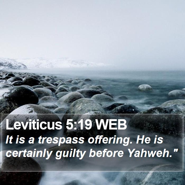 Leviticus 5 Scripture Images - Leviticus Chapter 5 WEB Bible Verse Pictures